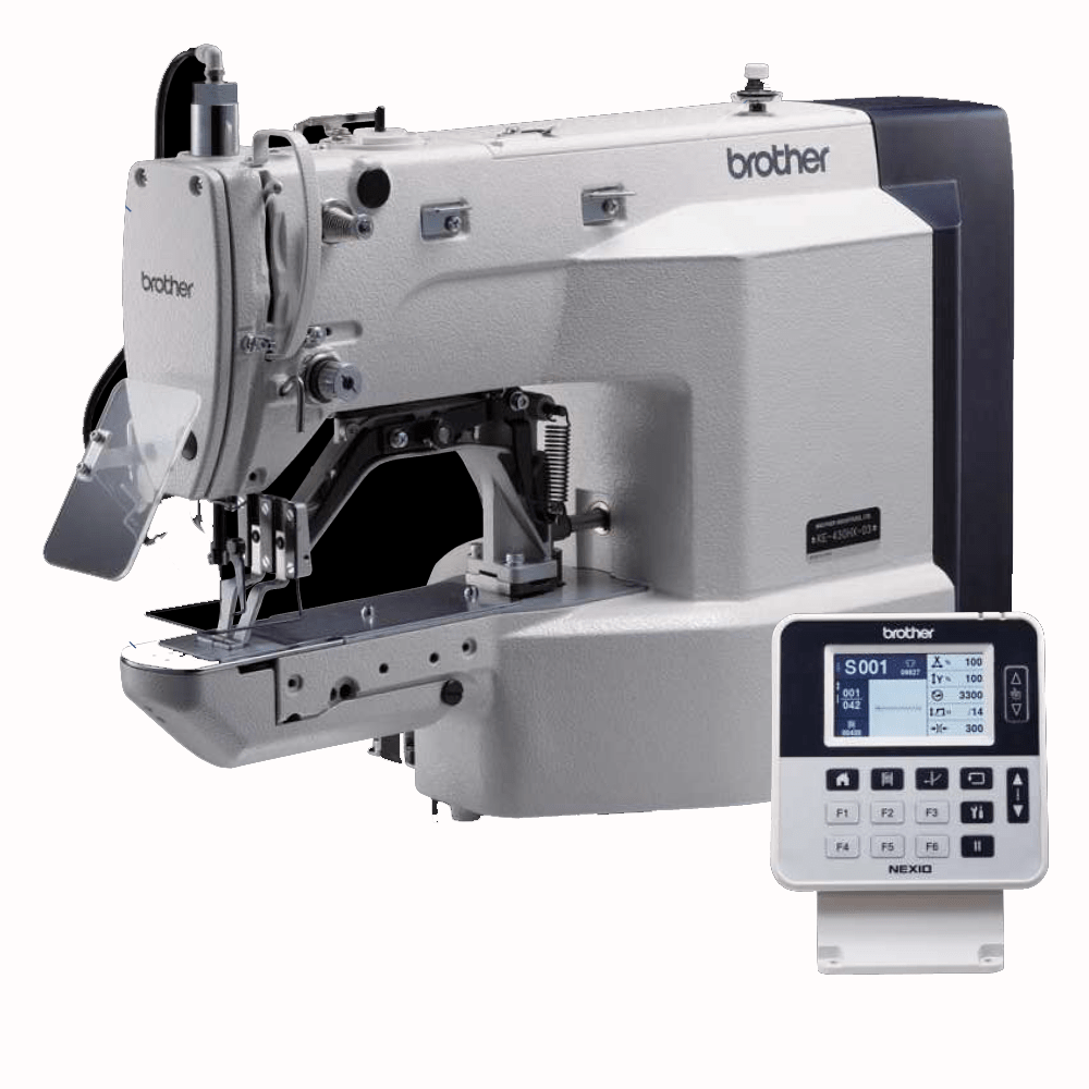 Brother KE-430HS – Heavy-Duty Electronic Direct Drive Bartack Machine ...